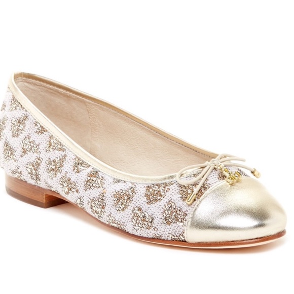 Sam Edelman | Shoes | Sam Edelman Gold Ballerina Shoe | Poshmark
